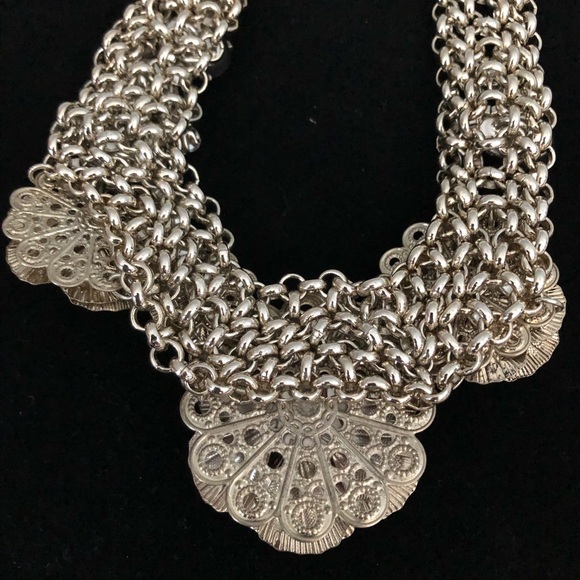 LOFT | Jewelry | Vintage Loft Floral Chain Necklace | Poshmark
